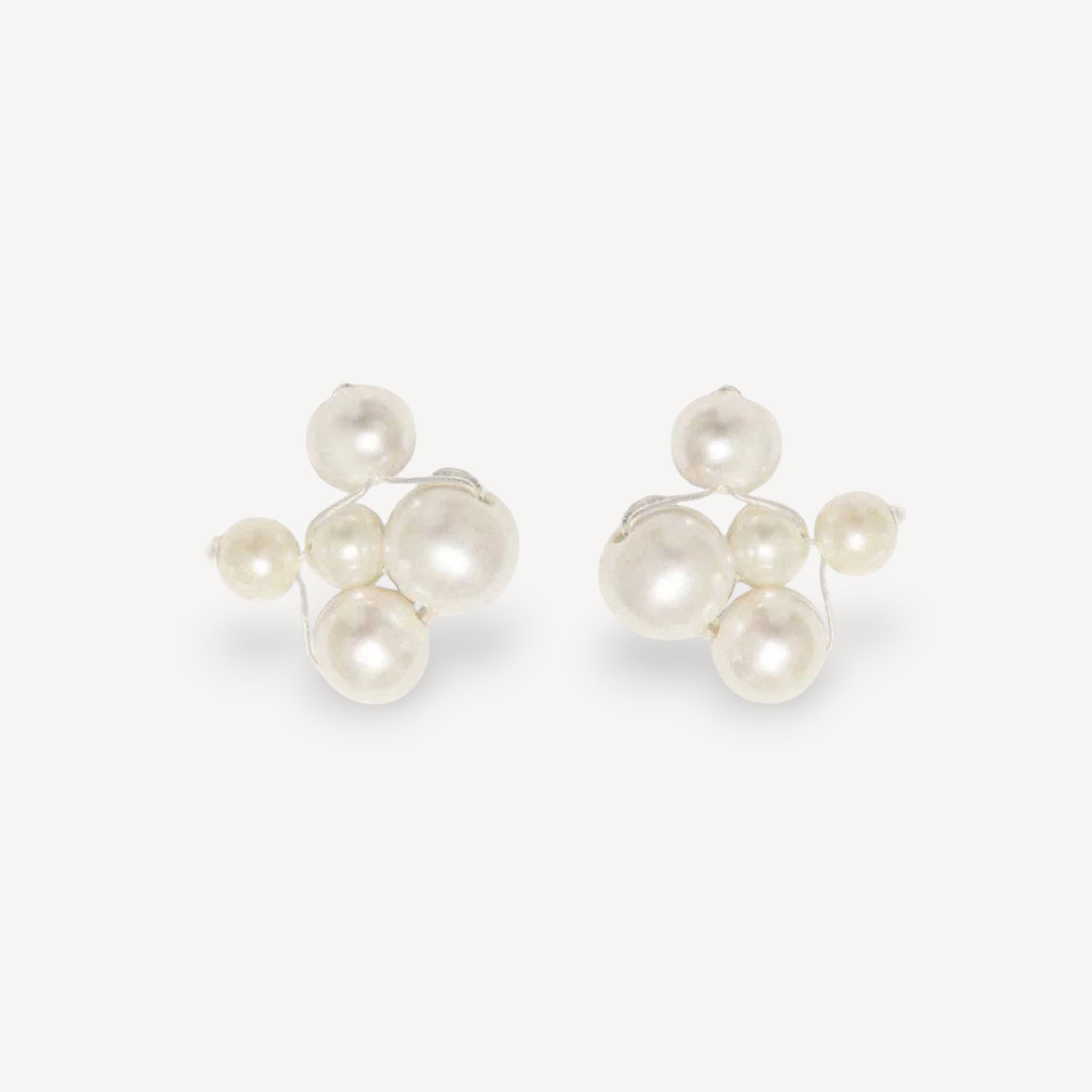 Universal Code Pearl Stud Earrings | Completed Works | EC One — EC One